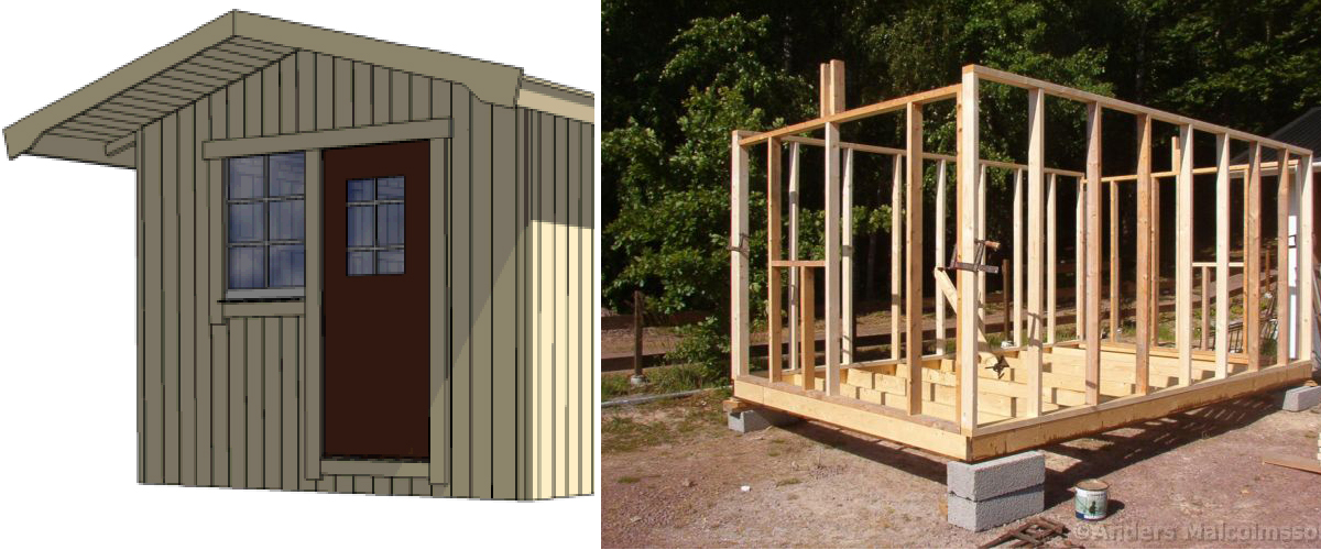 Anders bygger Friggebod | Byggahus.se