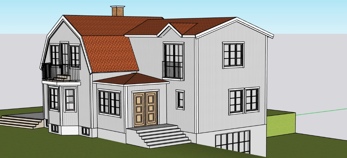 Mansardtak istället för sadeltak - hur mycket dyrare? | Byggahus.se