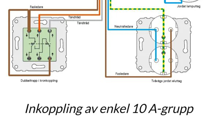 Nybörjarfråga EL, koppla vidare el från strömbrytare | Sida 3 | Byggahus.se