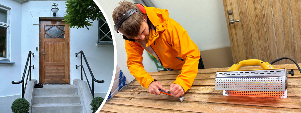 Projekt slipa och lacka ekdörrar - klarar jag detta på semestern ...