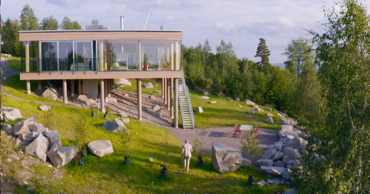 De bygger en box på 25 pelare vid Siljan – Grand Designs | Byggahus.se