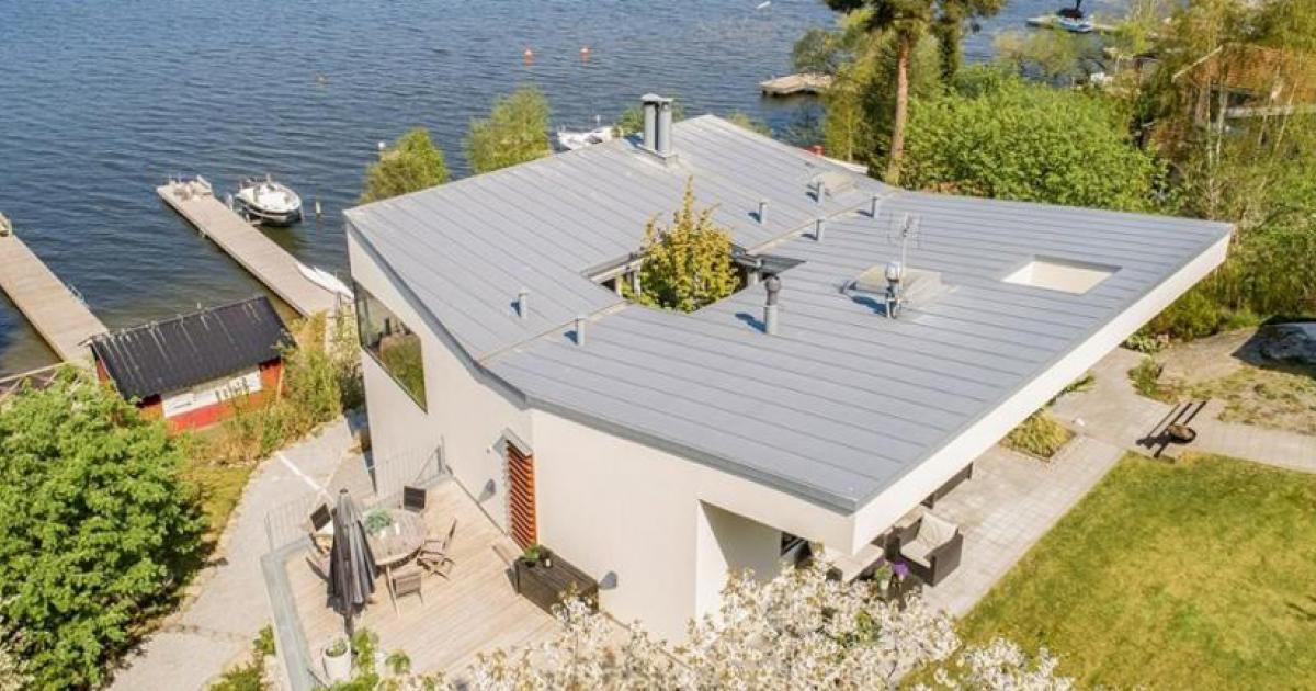 Atriumhus i kontakt med Mälaren | Byggahus.se