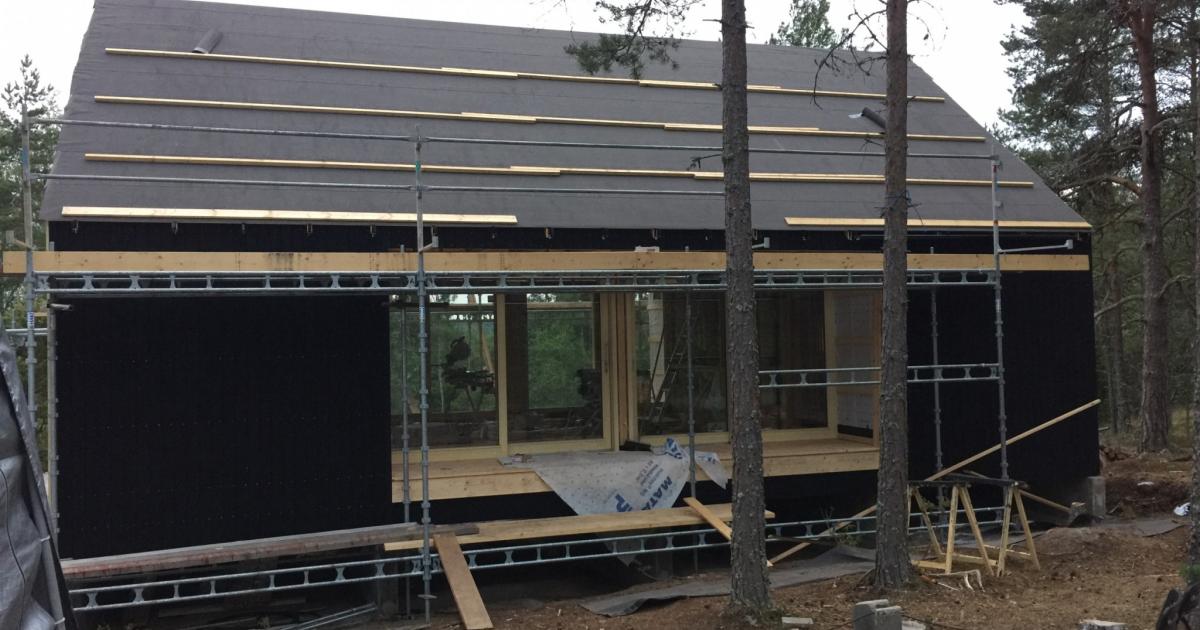 När arkitekt bygger Bo! Nästan färdig utsida | Byggahus.se