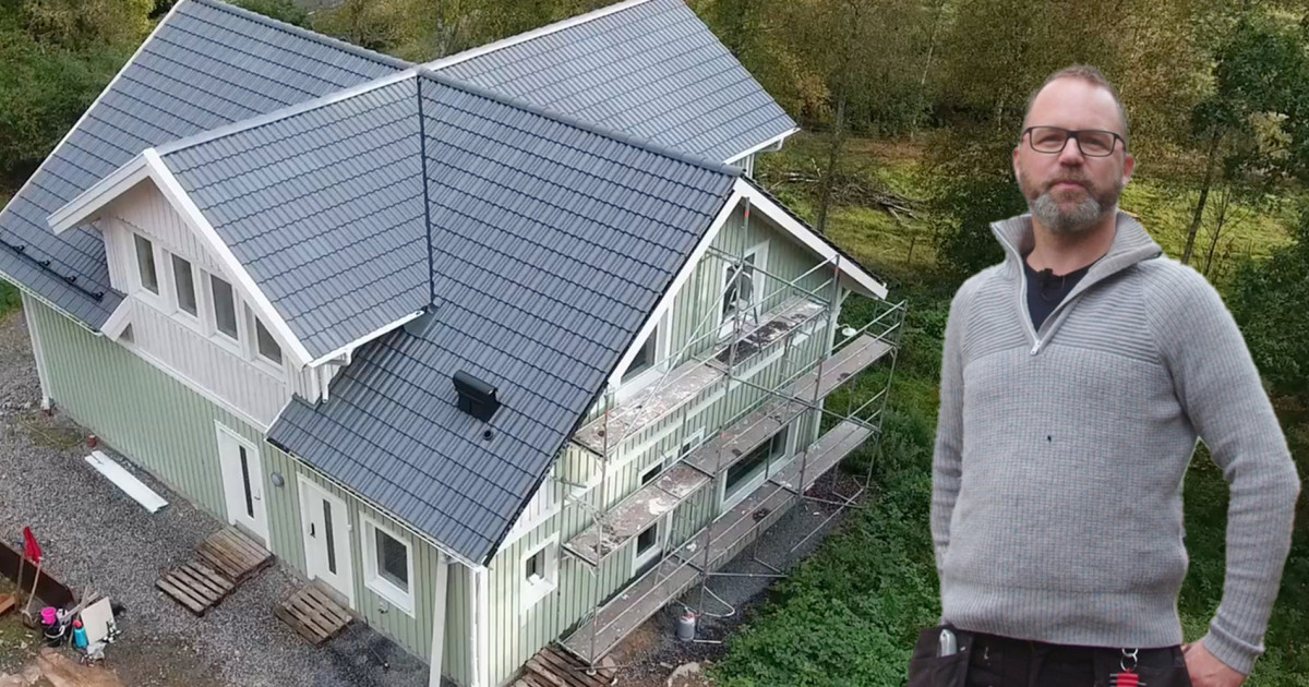 Robin byggde huset själv och sparade 2 miljoner | Byggahus.se