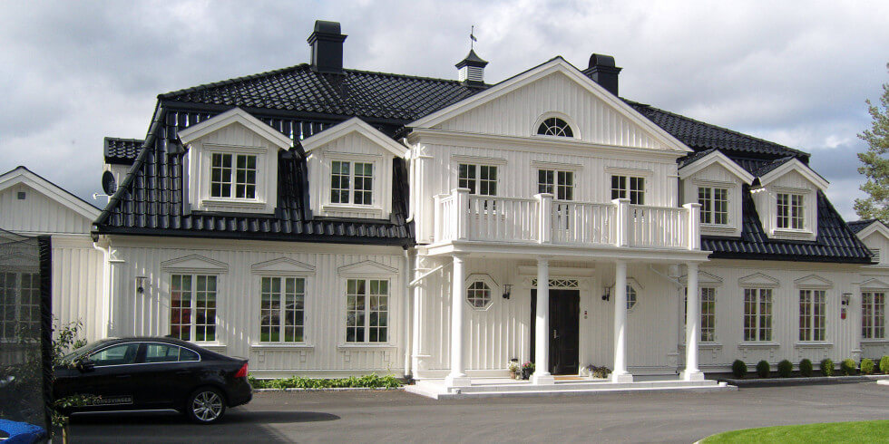 8 drömhus i herrgårdsstil från hustillverkare | Byggahus.se