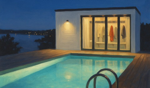 Rättskaos efter att husägare byggde poolhus | Byggahus.se