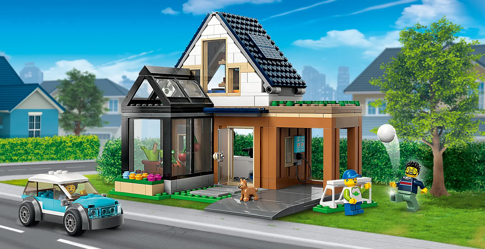 Avslutad: Vinn en Lego familjevilla med elbil! | Byggahus.se